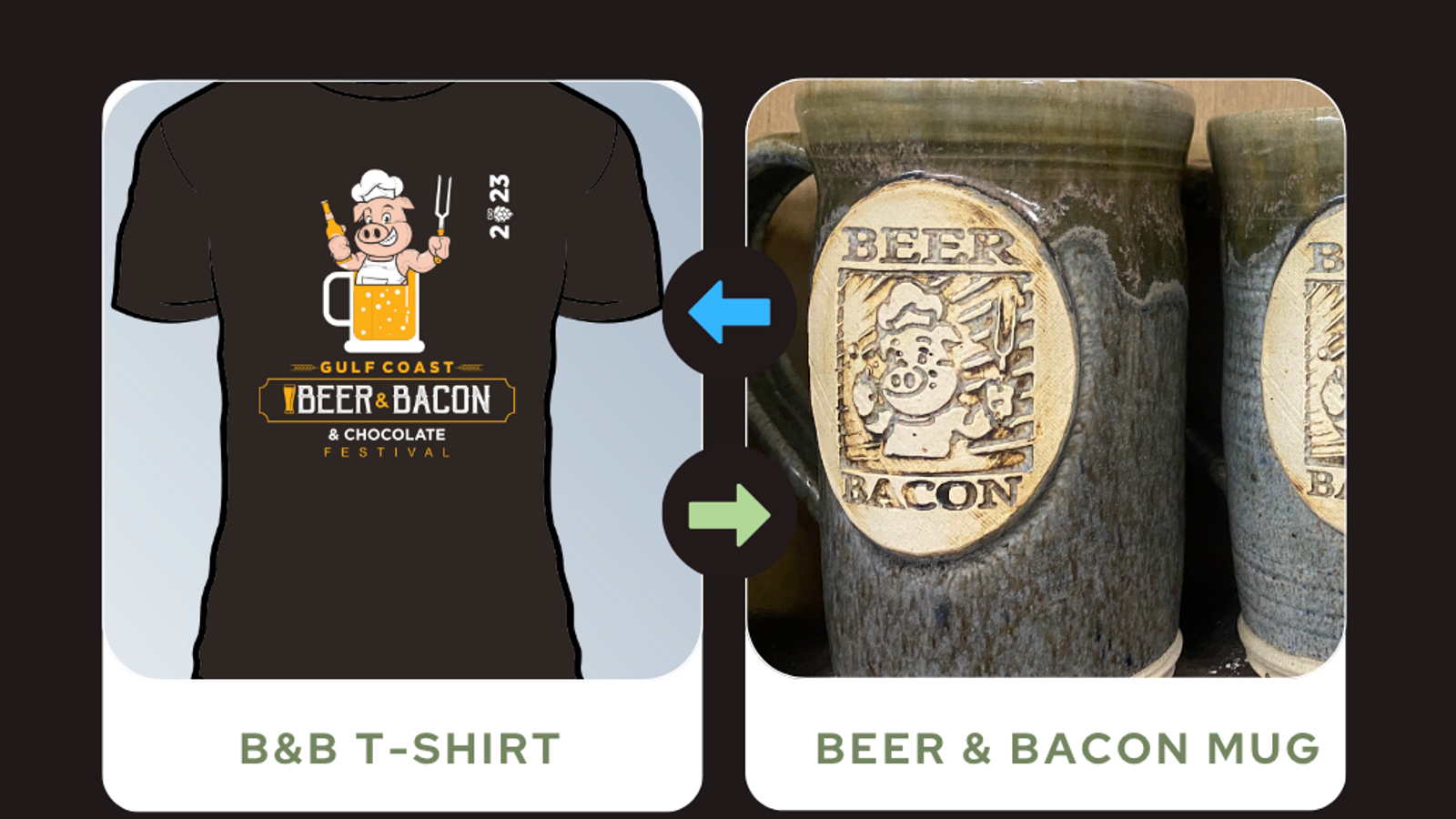 FREE Beer and Bacon T-Shirt & Mug with Donation
