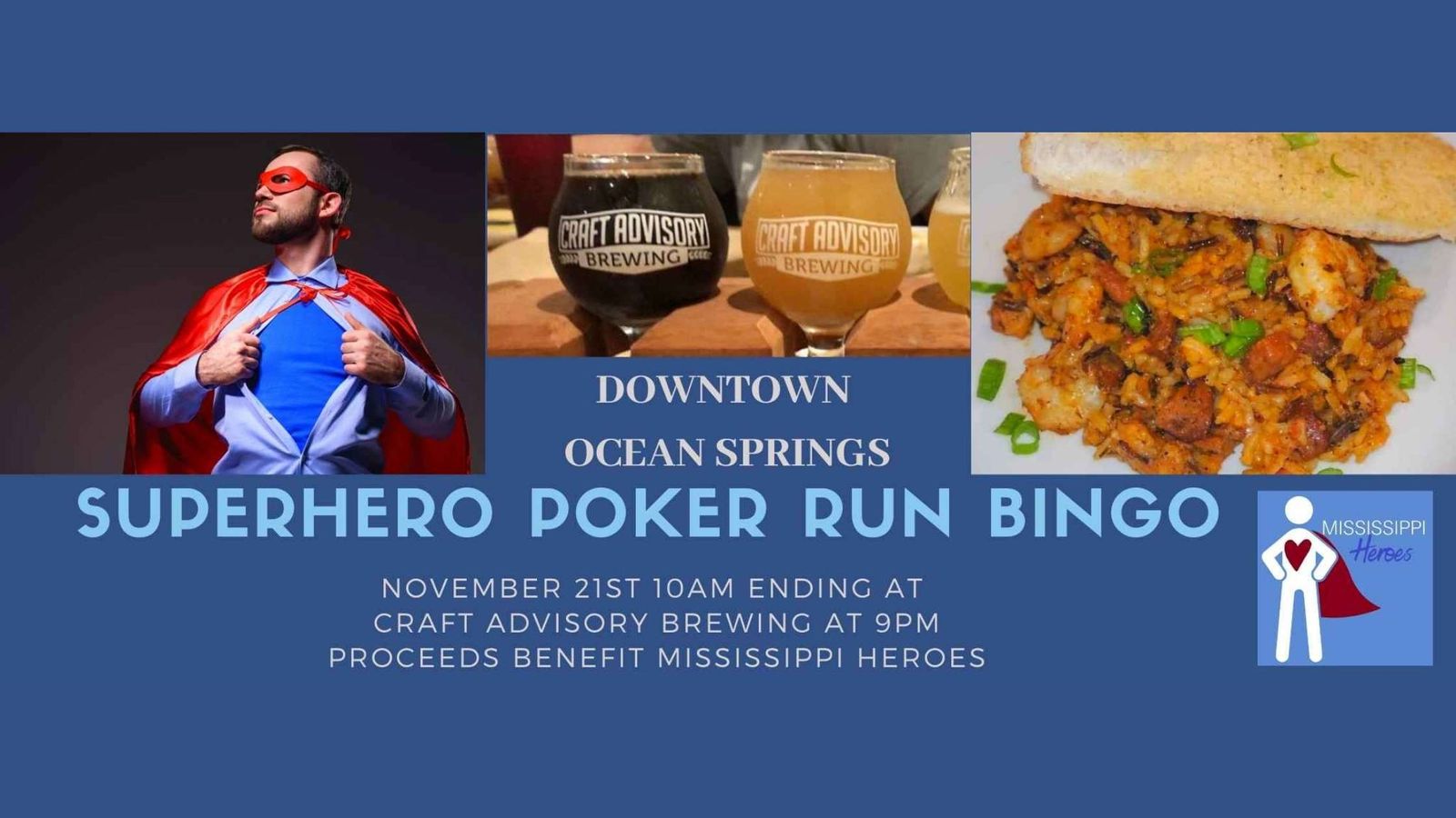 Superhero Poker Run Bingo - Cards $5